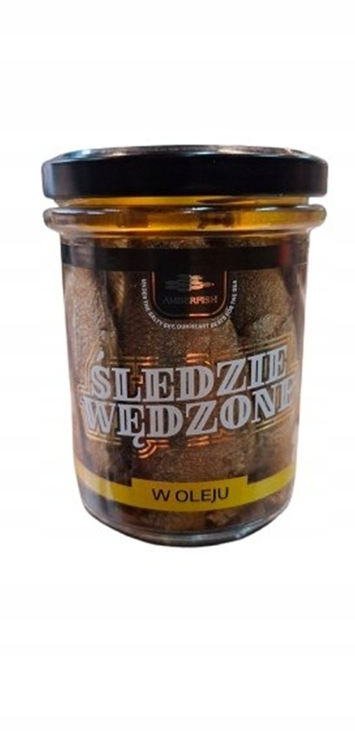 Śledzie wędzone w oleju Amberfish 190 kg | e-oliwwka.pl